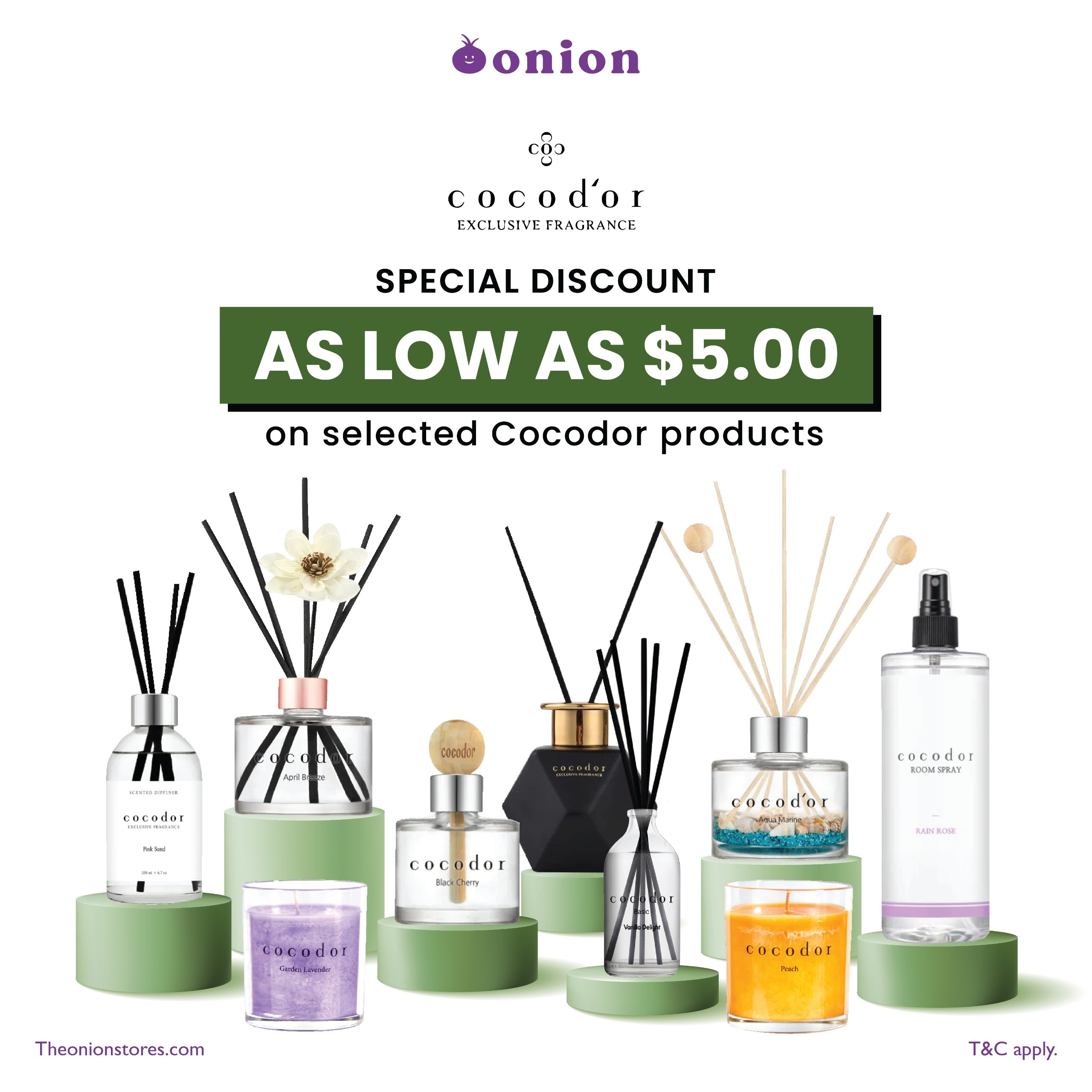 COCODOR FRAGRANCE CLEARANCE SALE – onion