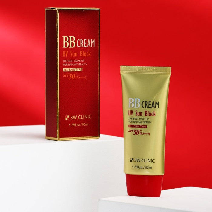 3W CLINIC UV Sun Block BB Cream SPF 50+ PA+++ – onion