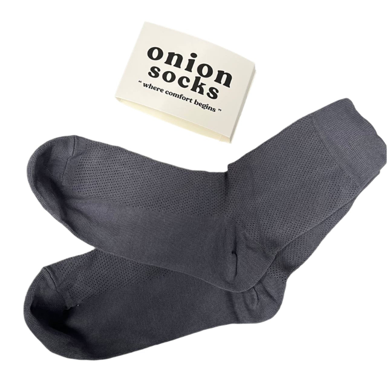 [M] Shadow Grey Socks – onion