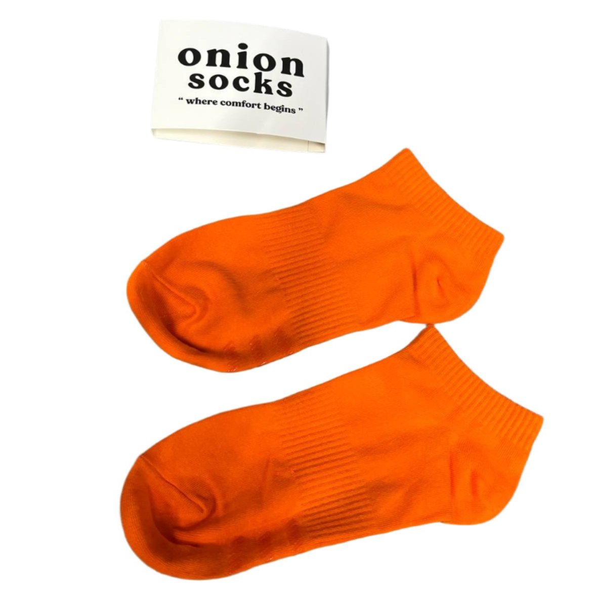 [S] Neon Orange Socks – onion