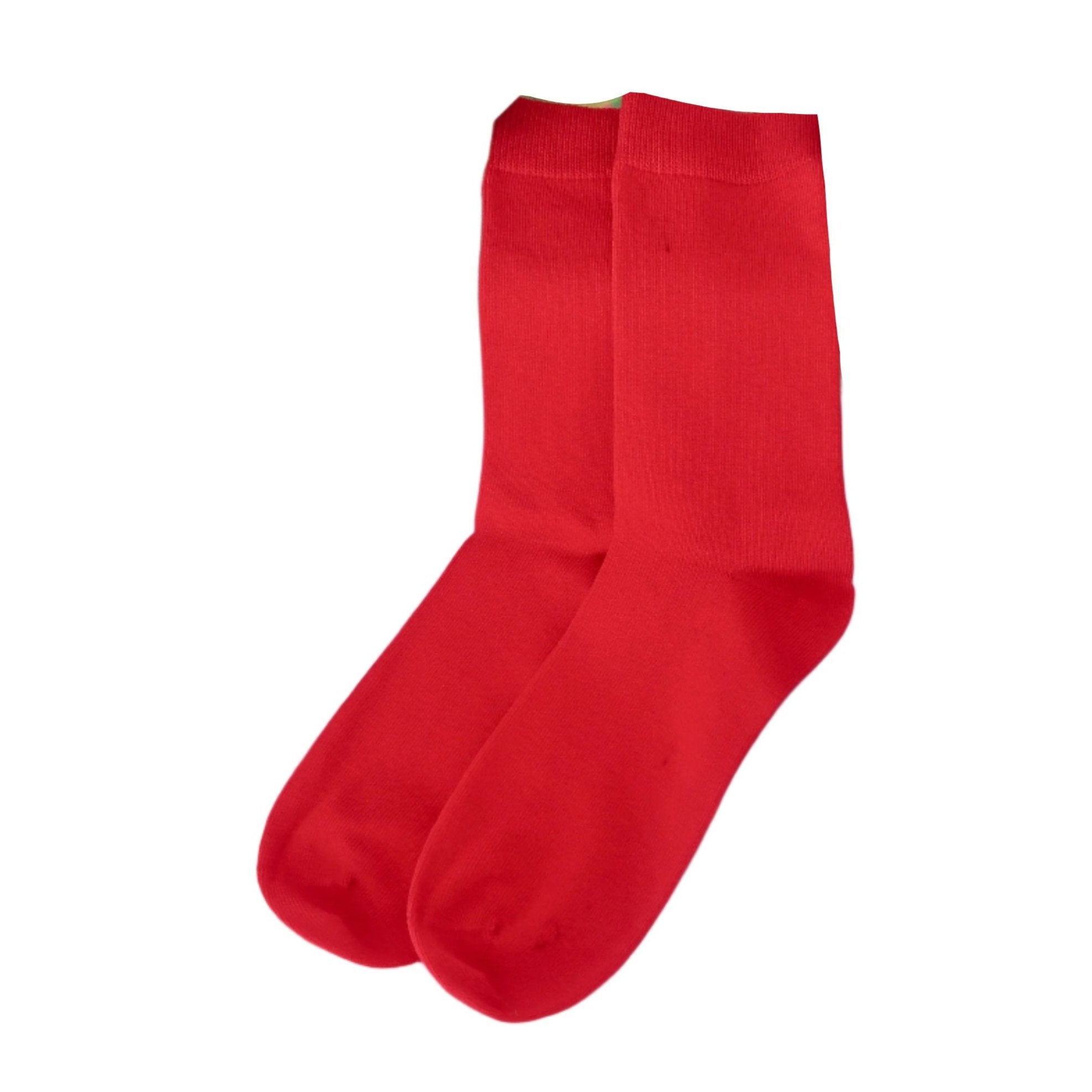 Bright Red Adult Socks – onion